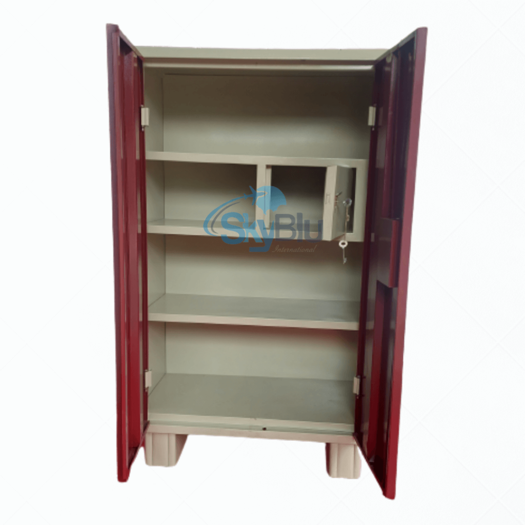 Steel Almirah Feet Locker - Sky Blu